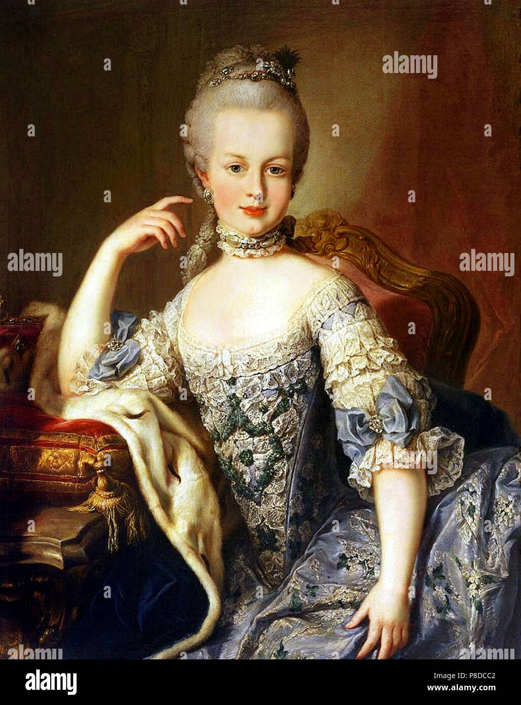 Vintage royal portrait artwork Stock Photo - Alamy