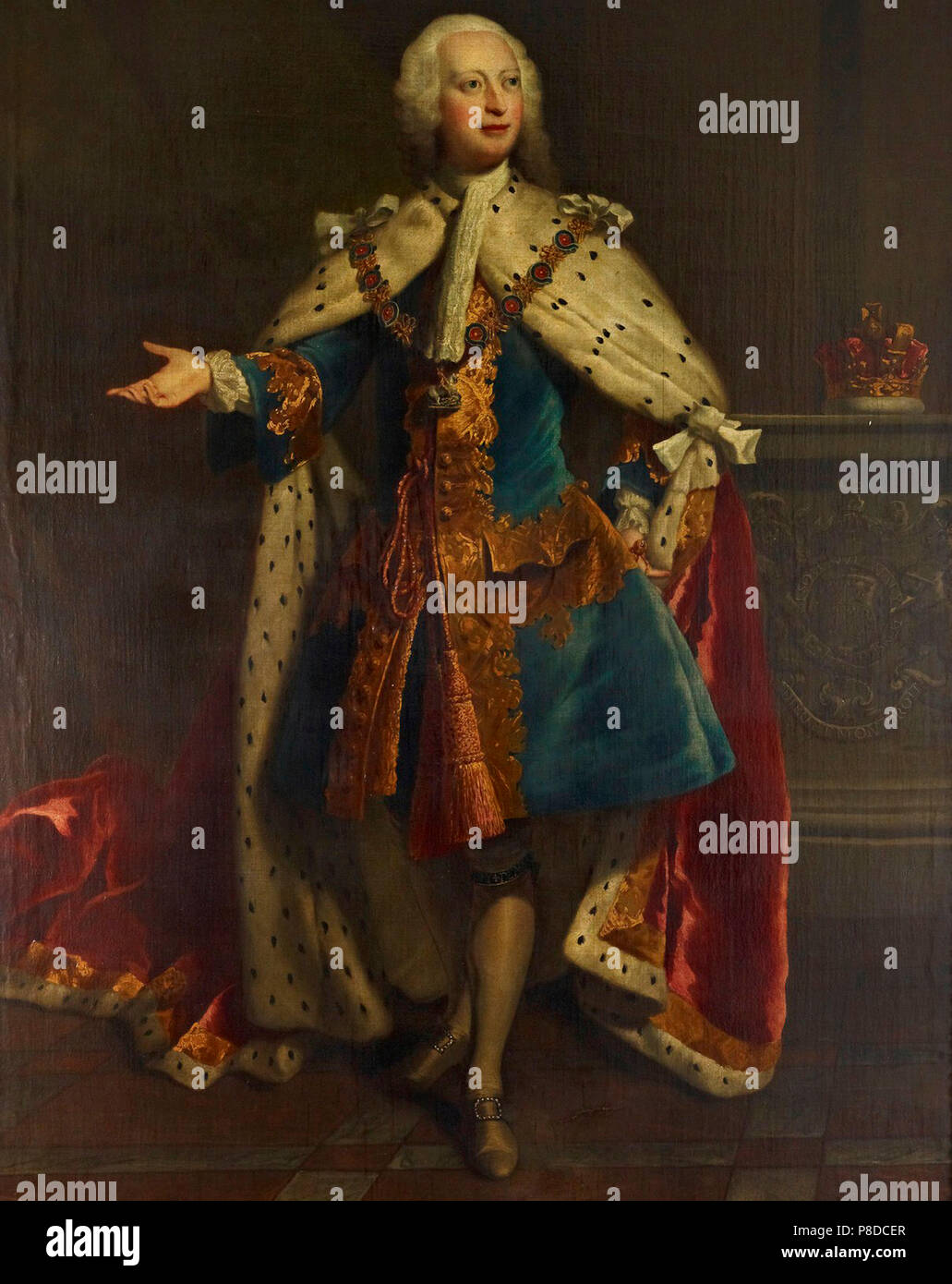 Vintage royal portrait artwork Stock Photo - Alamy
