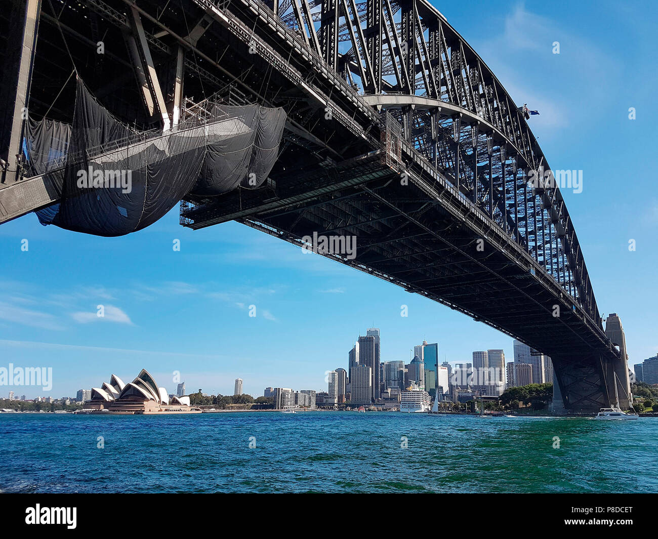 das Opernhaus von Sydney, Harbour Bridge, Australien/ the Opera House ...