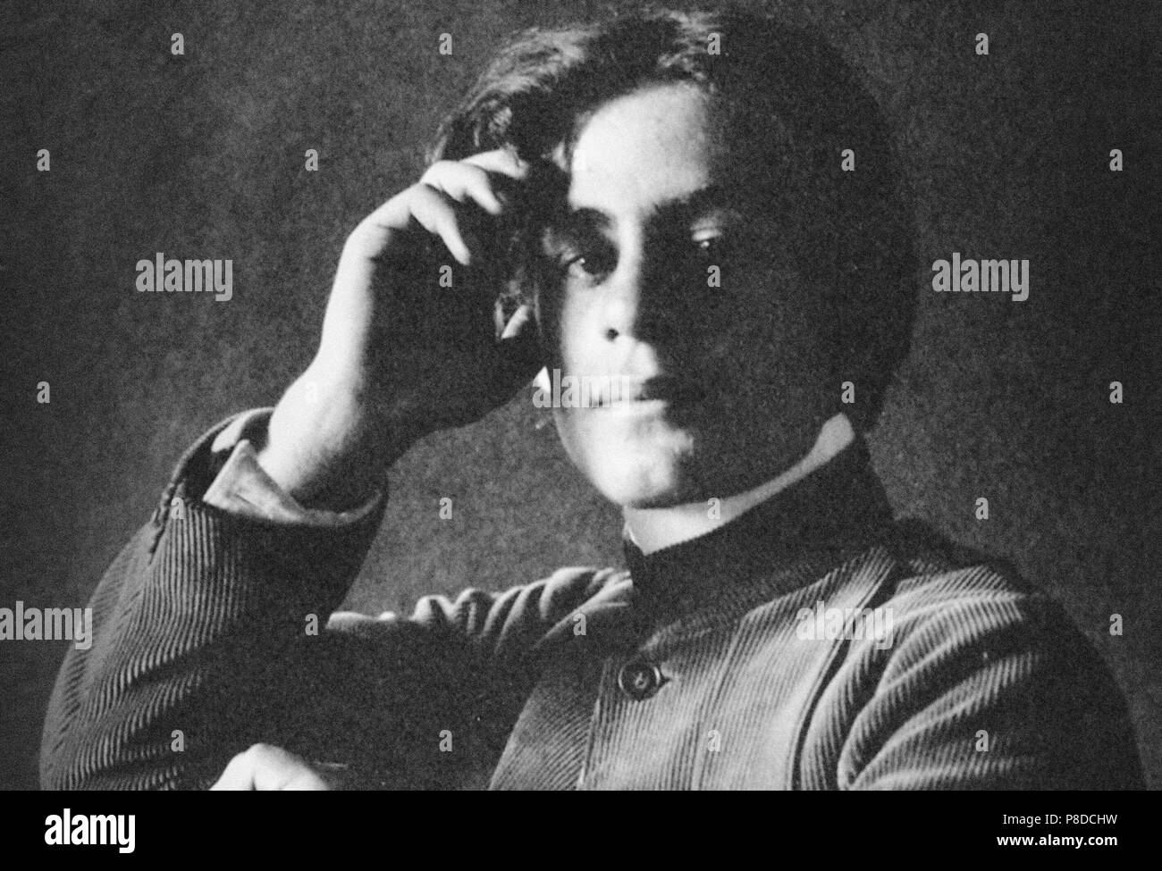 Khalil Gibran (1883-1931). Museum: PRIVATE COLLECTION Stock Photo - Alamy