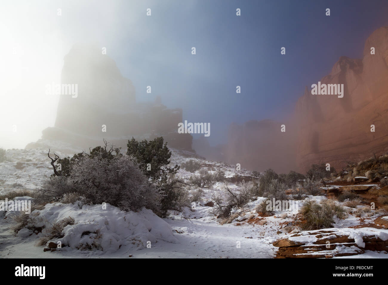 Fog blanketing the landscape hi-res stock photography and images - Alamy