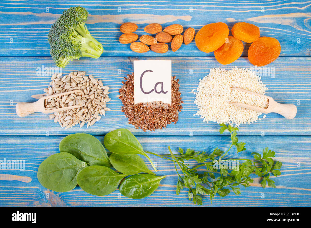 Ingredients or products containing calcium and dietary fiber, natural ...