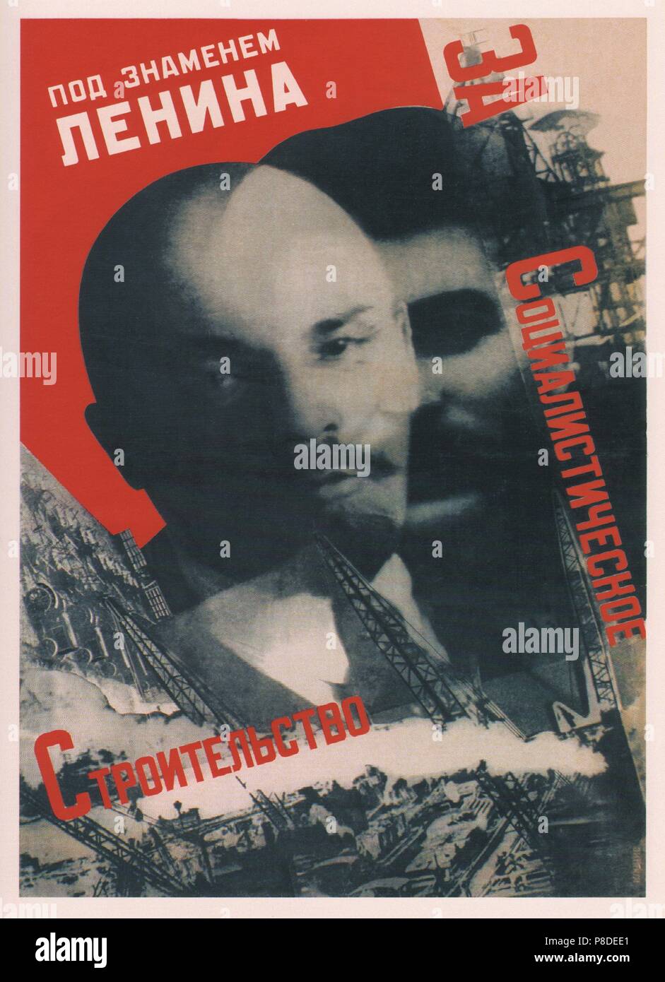 Soviet propaganda poster stalin lenin hi-res stock photography and ...