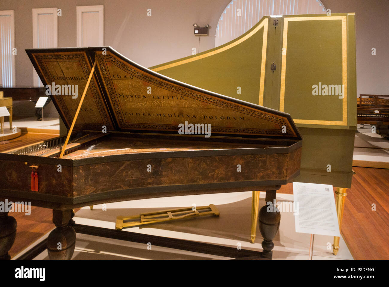 Yale University collection of musical instruments New Haven CT Stock ...