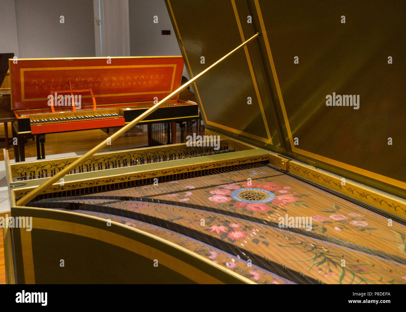 Harpsichord lid hi-res stock photography and images - Alamy