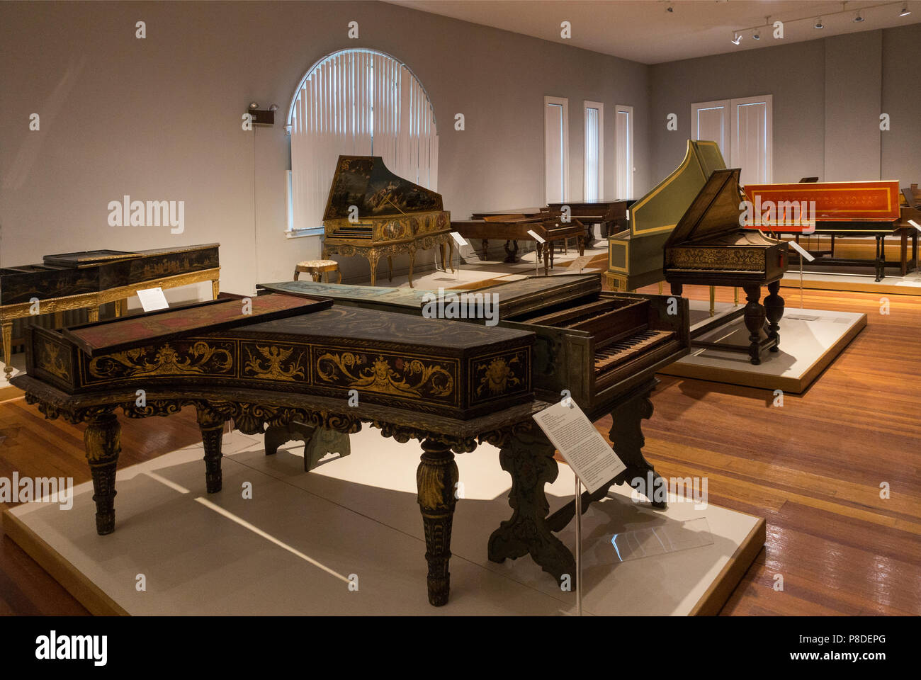 Yale University collection of musical instruments New Haven CT Stock ...