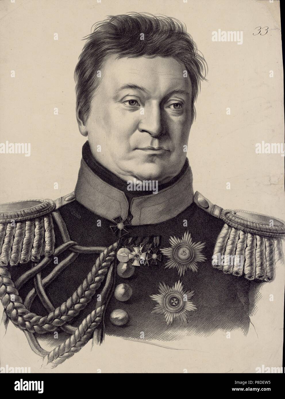 Portrait of General Alexander Dmitriyevich Balashov (1770-1837). Museum ...