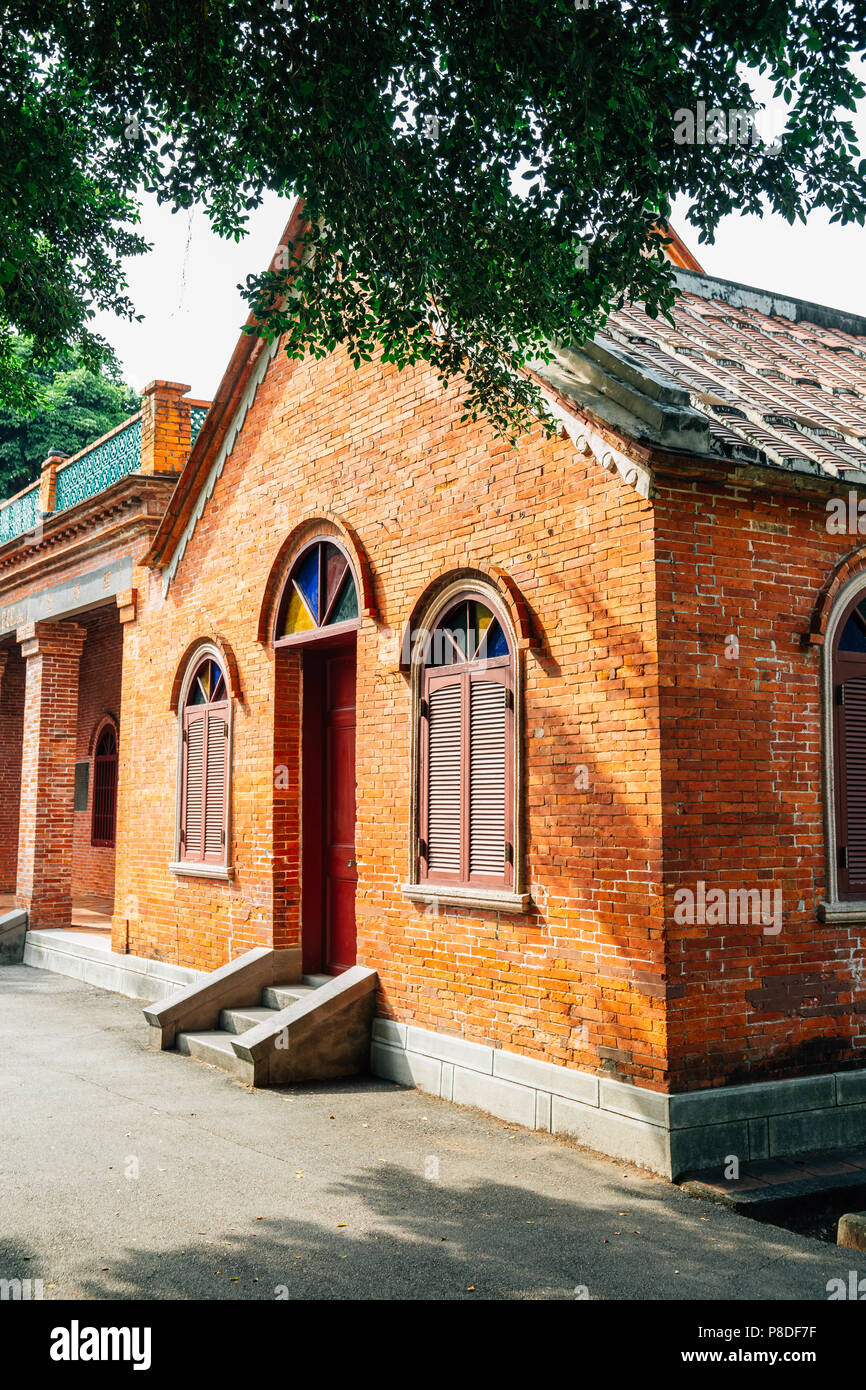 Aletheia University historical building in Tamsui, New Taipei City ...