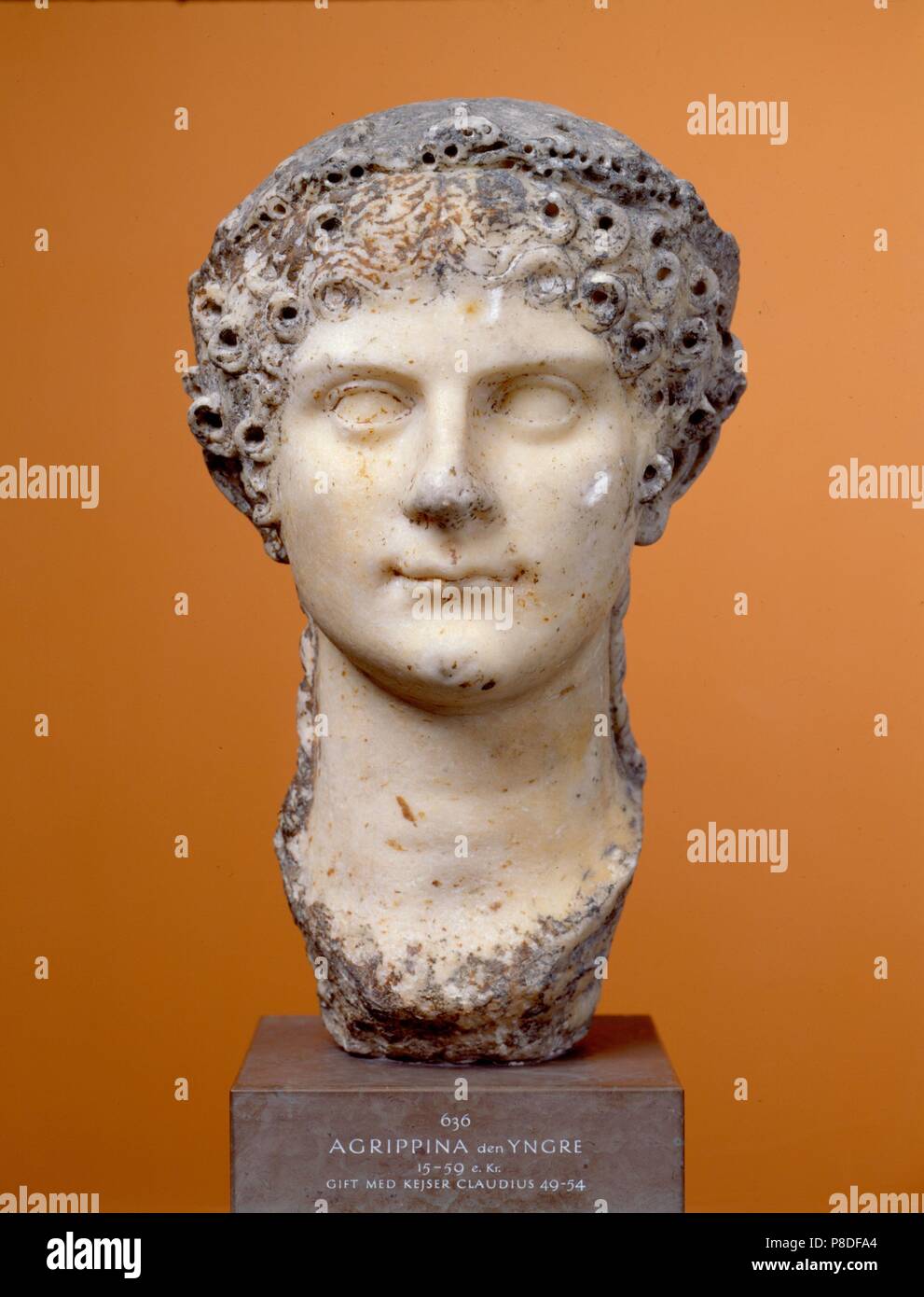 Portrait of Agrippina the Younger (Agrippina Minor). Museum: Ny ...