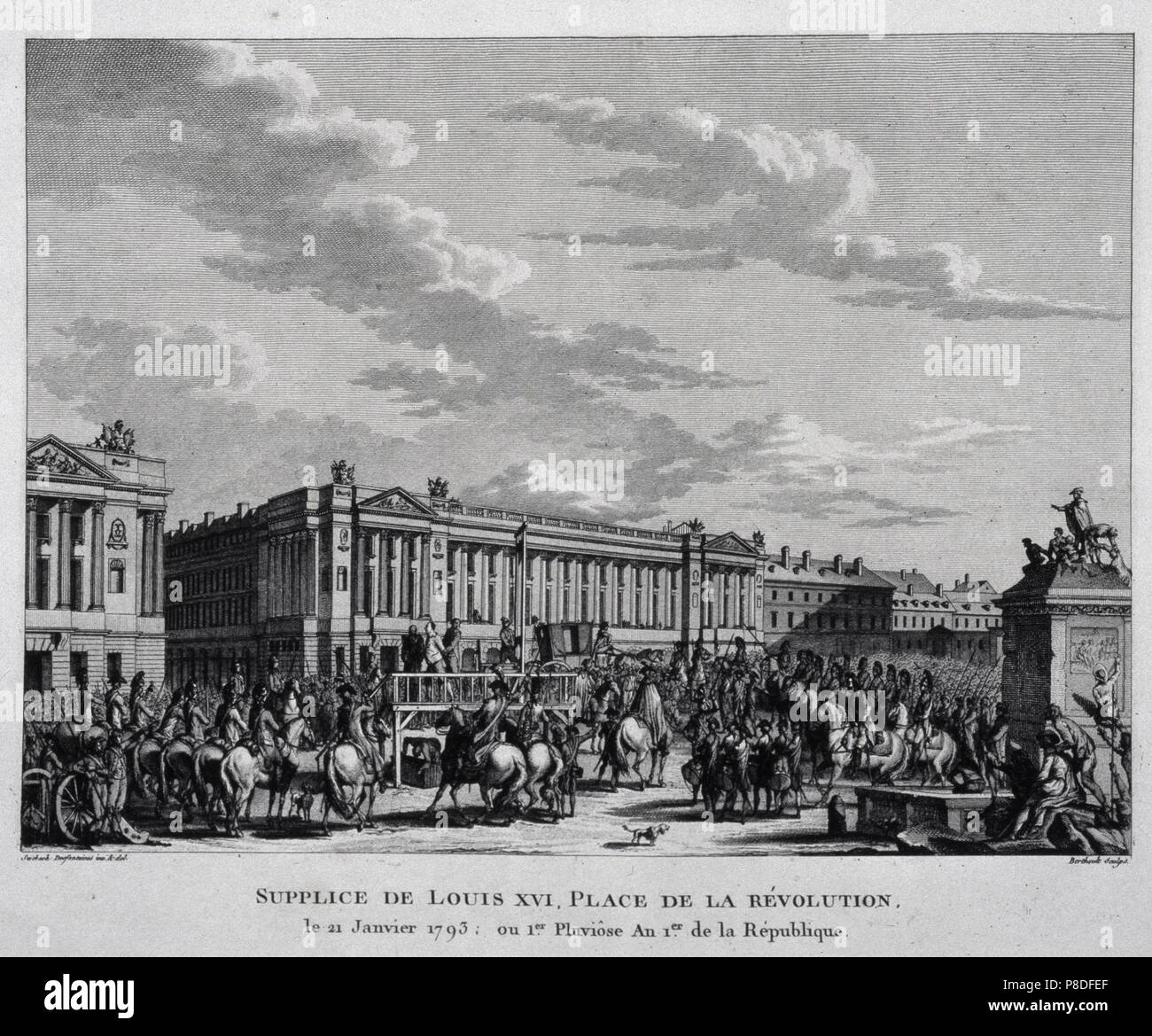 Execution of louis xvi on the guillotine hi-res stock photography and ...