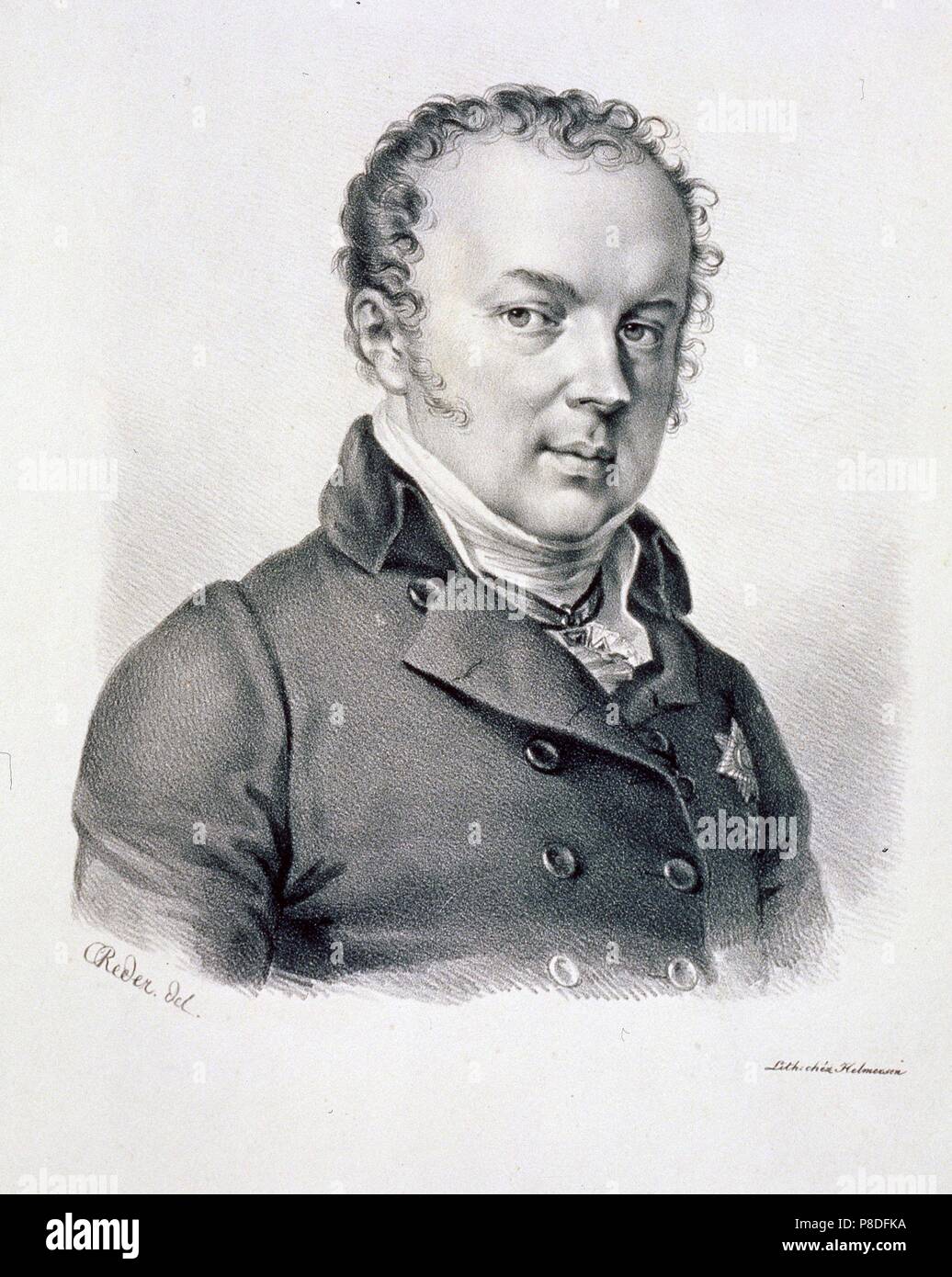 Portrait of the director of the Imperial Lyceum in Tsarskoe Selo Georg ...