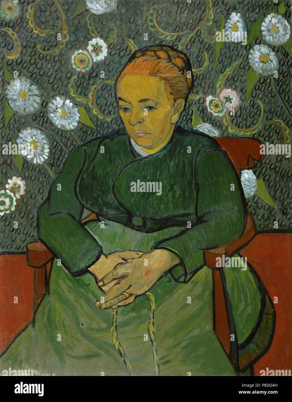 Portrait of Madame Roulin (La Berceuse). Museum: Van Gogh Museum ...