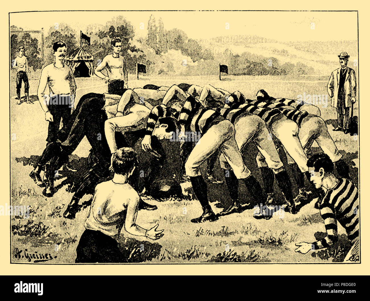 Rugby 1895 hi-res stock photography and images - Alamy