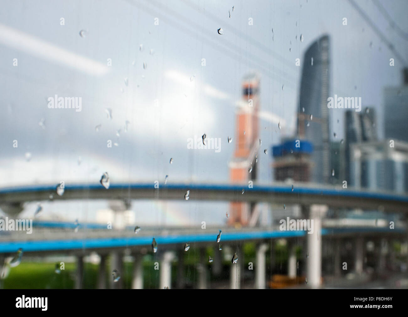 Urban reflection on train window hi-res stock photography and images ...