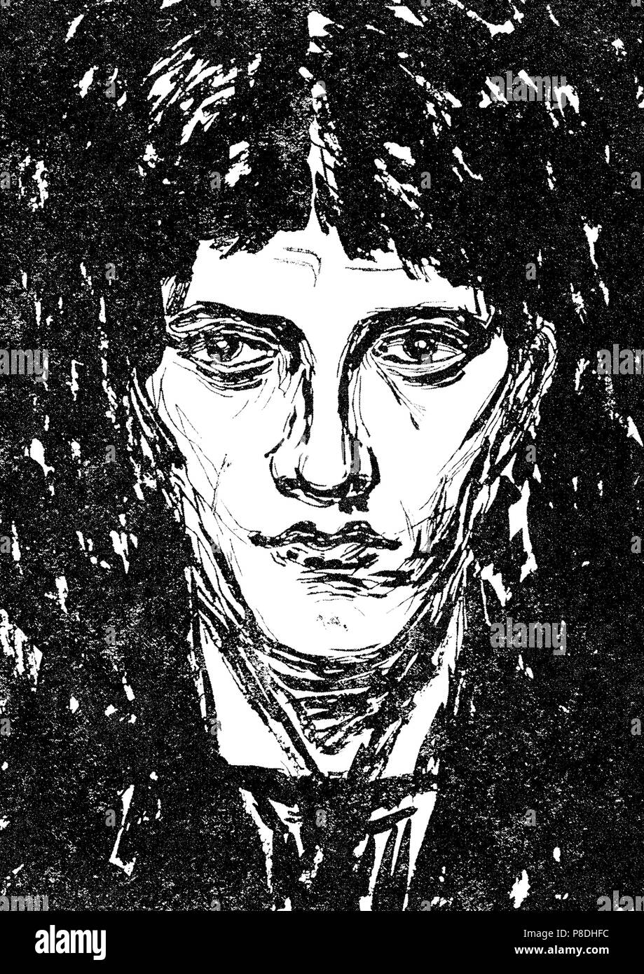 Self-portrait. Museum: PRIVATE COLLECTION Stock Photo - Alamy