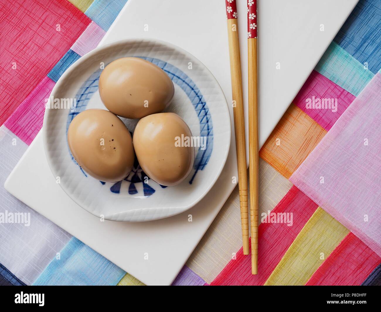 Taken in studio Korean food Soy Sauce Braised egg, Jang-jorim Stock ...