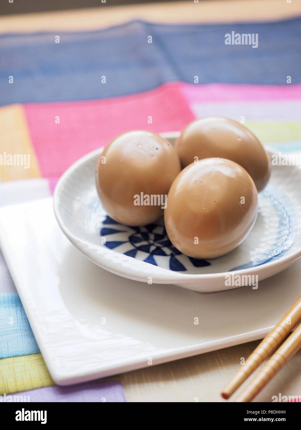 Taken in studio Korean food Soy Sauce Braised egg, Jang-jorim Stock ...