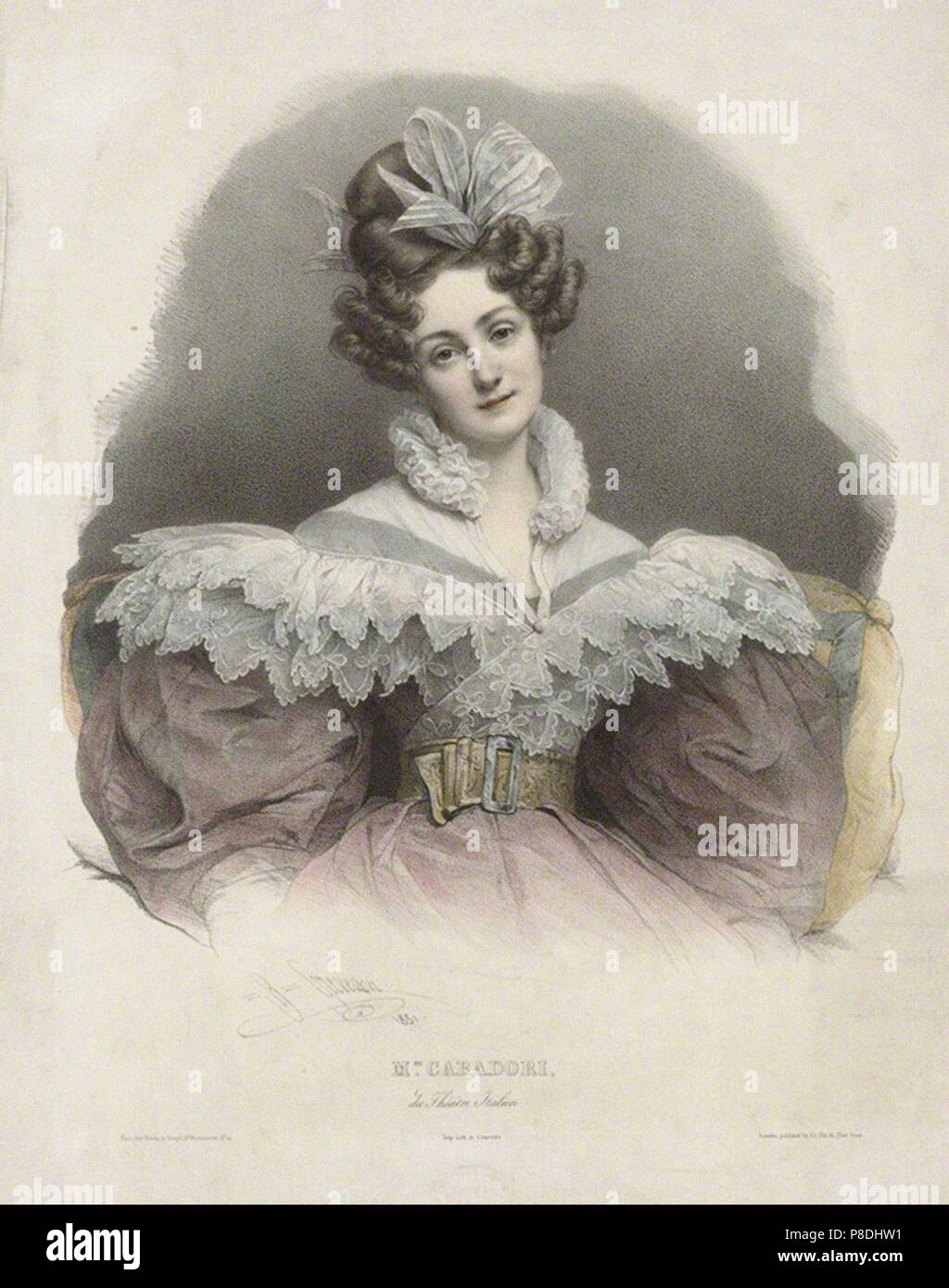 Maria Caterina Rosalbina Caradori-Allan (1800-1865). Museum: PRIVATE ...