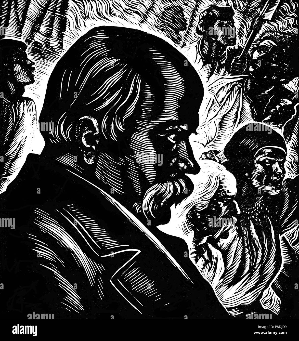 Portrait of the poet Taras Shevchenko (1814-1861). Museum: PRIVATE ...