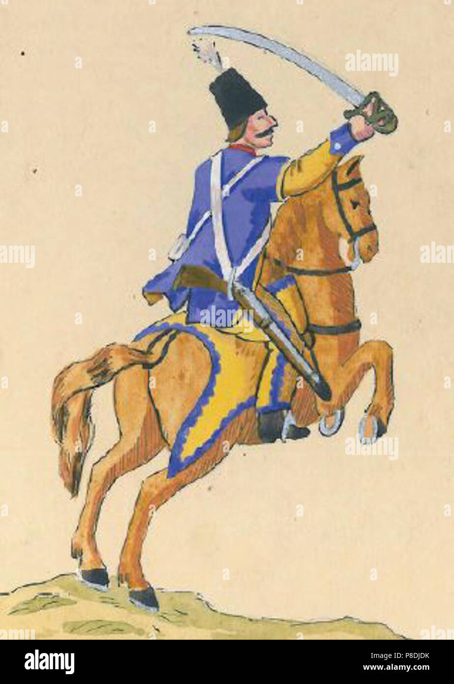 76. Pachołek na koniu z Wojsk Nadwornych Koronnych Stock Photo - Alamy