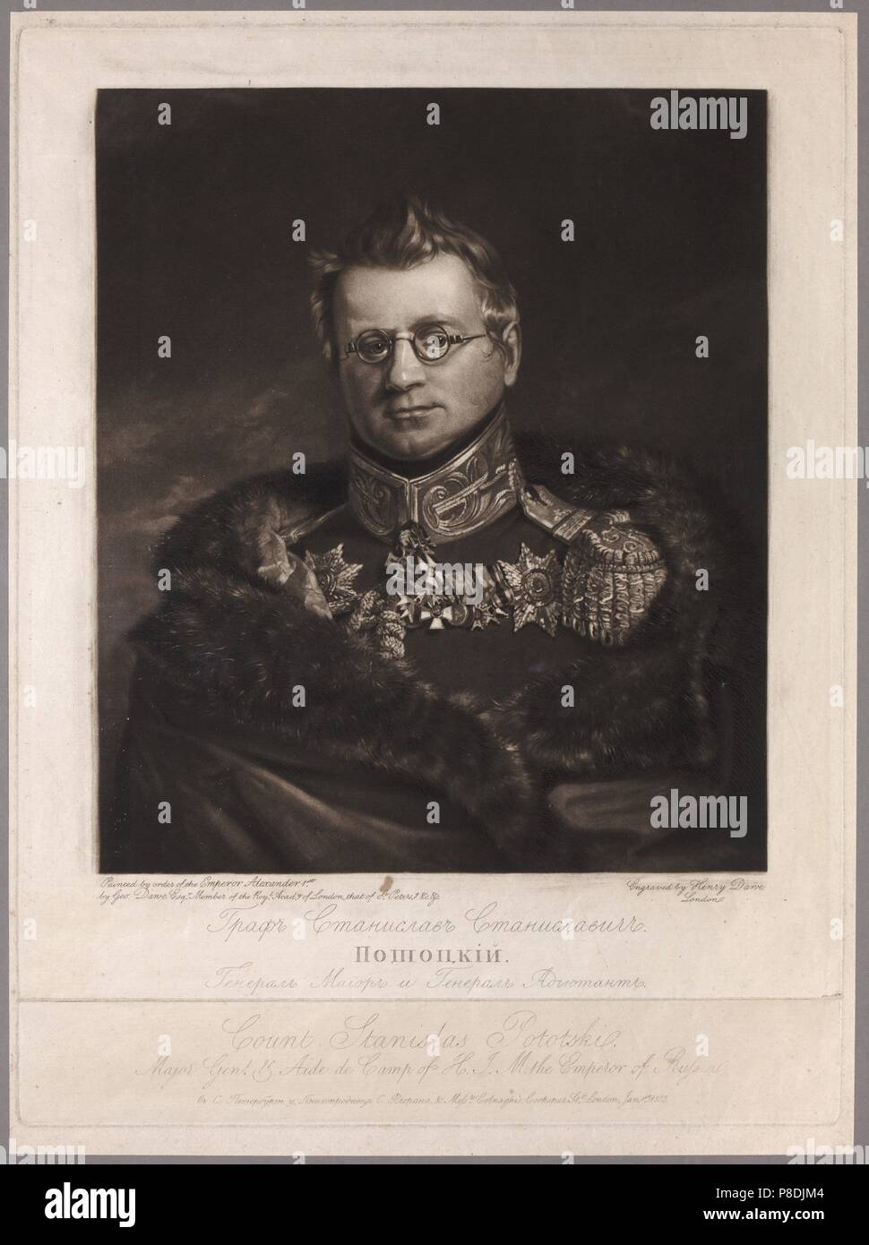 Portrait of Count Stanislaw Potocki (1782-1831). Museum: State Museum ...