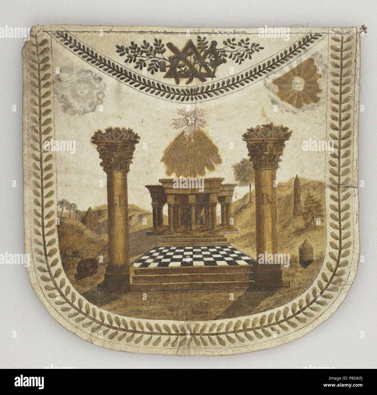 Masonic Master Apron, Russia. Museum: State Hermitage, St. Petersburg ...