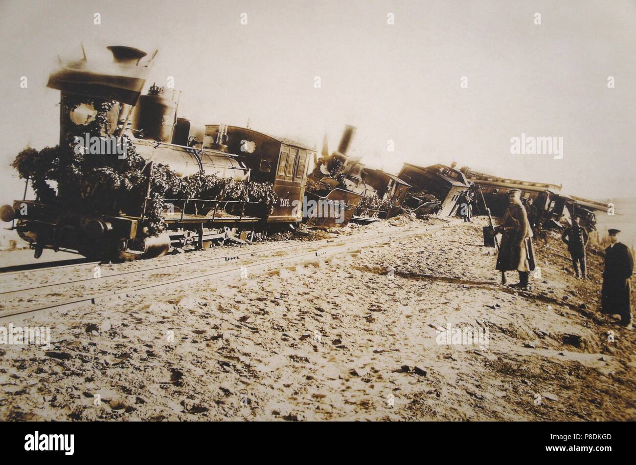 The Borki train disaster on October 29, 1888. Museum: State History ...