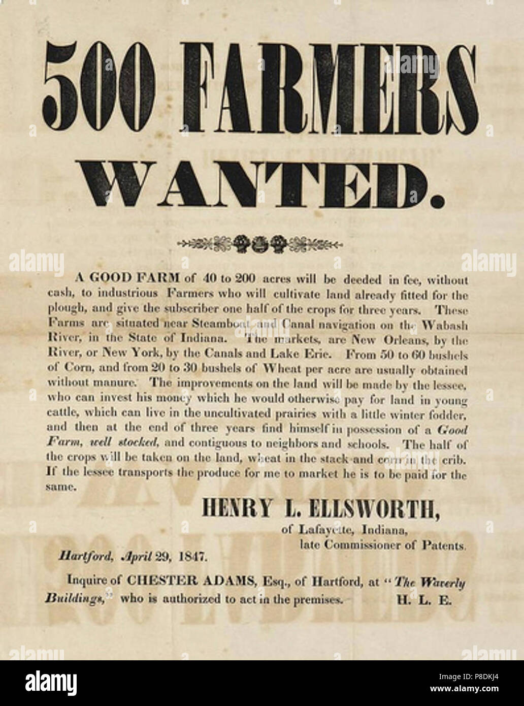 500 Farmers Wanted Stock Photo - Alamy