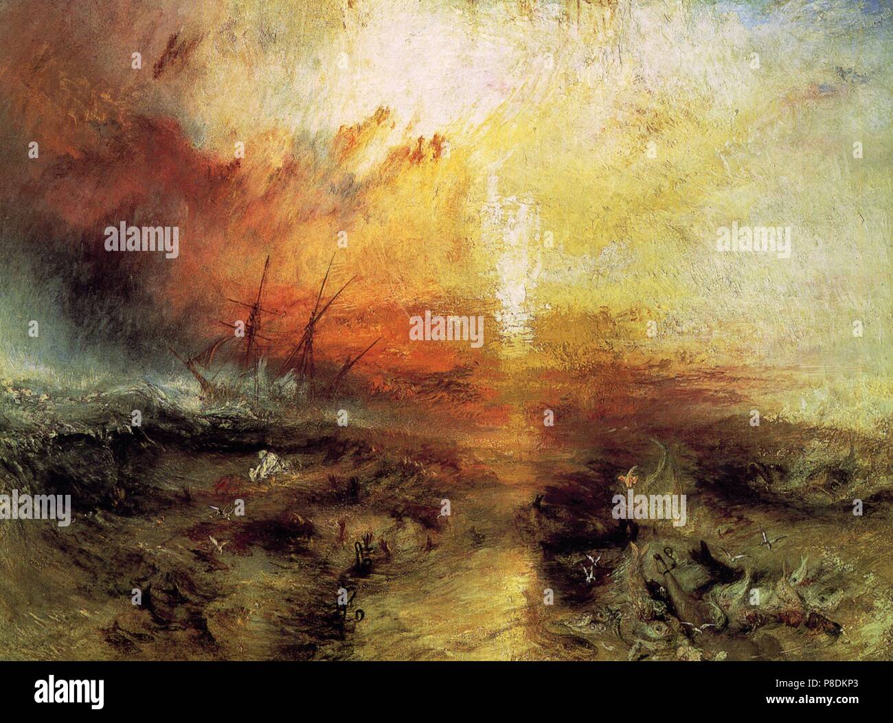 The Slave Ship (Slavers Throwing overboard the Dead and Dying — Typhon ...