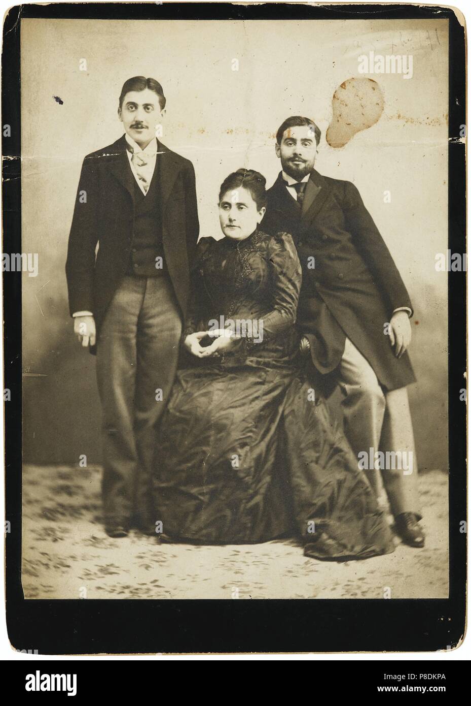 Jeanne Proust née Weil and her two sons Marcel and Robert. Museum ...
