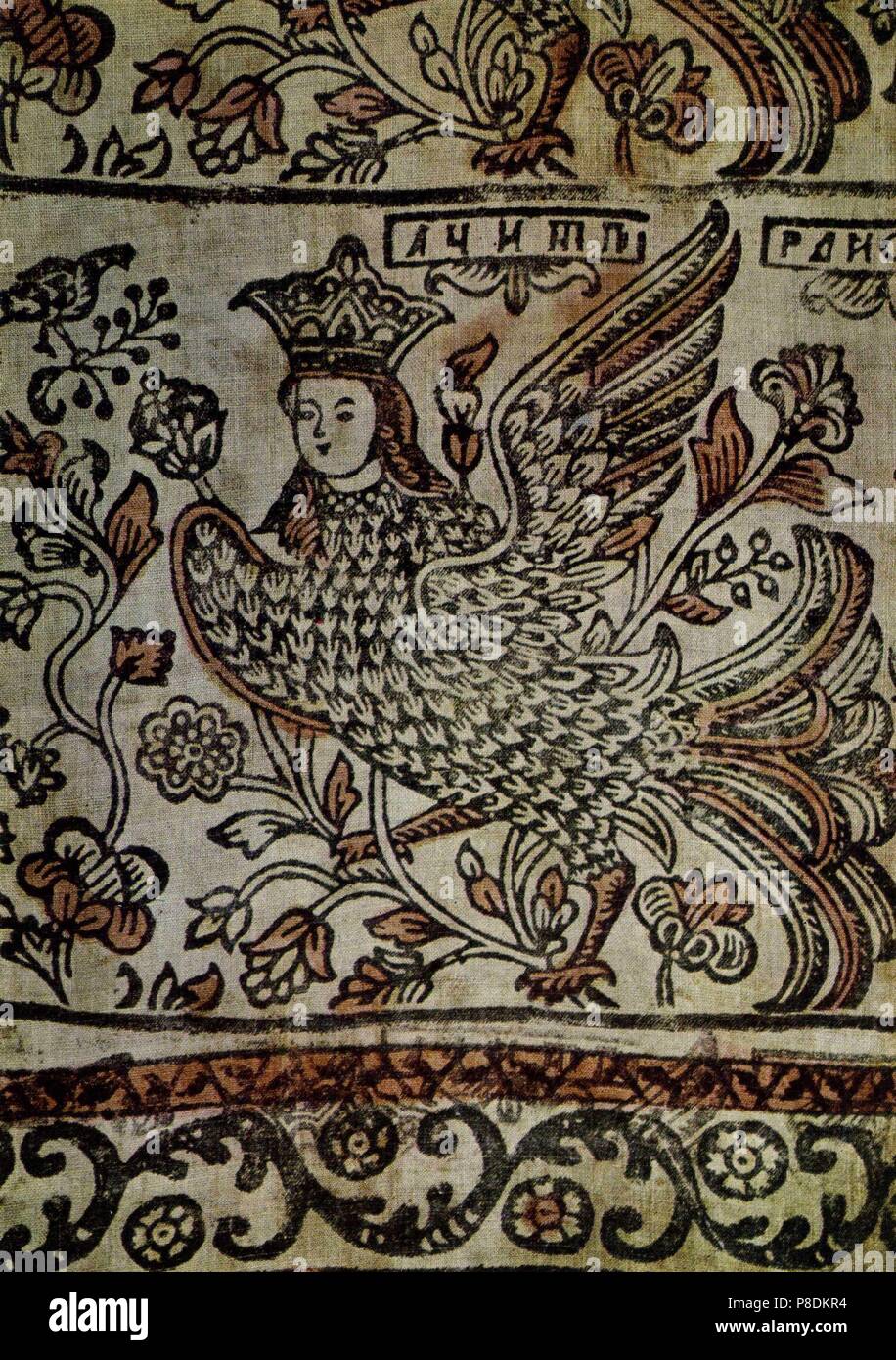 Linen (Detail). Museum: State History Museum, Moscow Stock Photo - Alamy