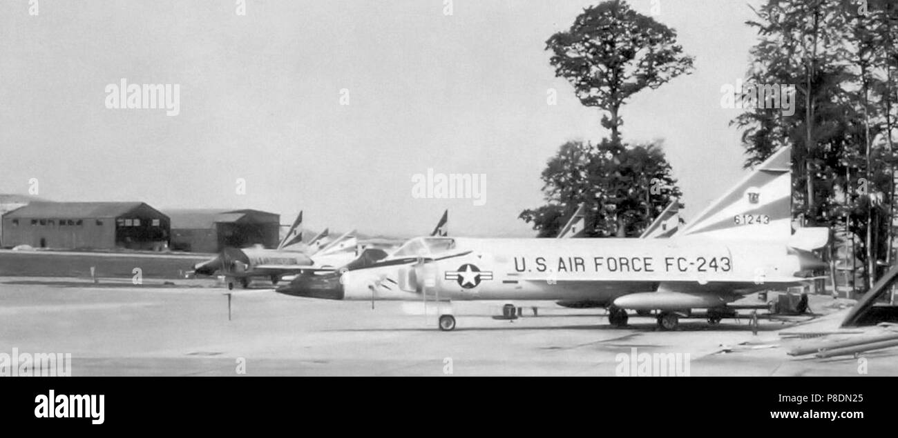 525th Fighter-Interceptor Squadron Convair F-102 Delta Dagger Bitburg ...