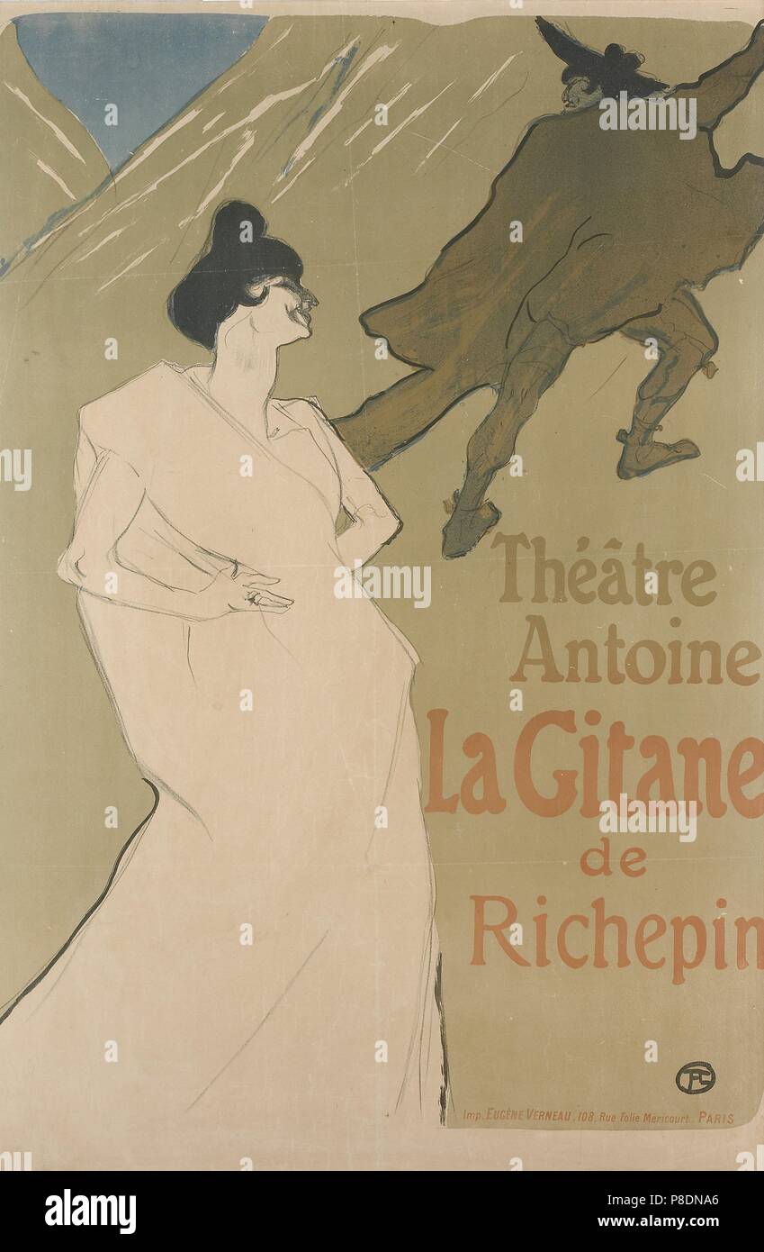 La Gitane (Poster). Museum: State A. Pushkin Museum of Fine Arts, Moscow Stock Photo - Alamy