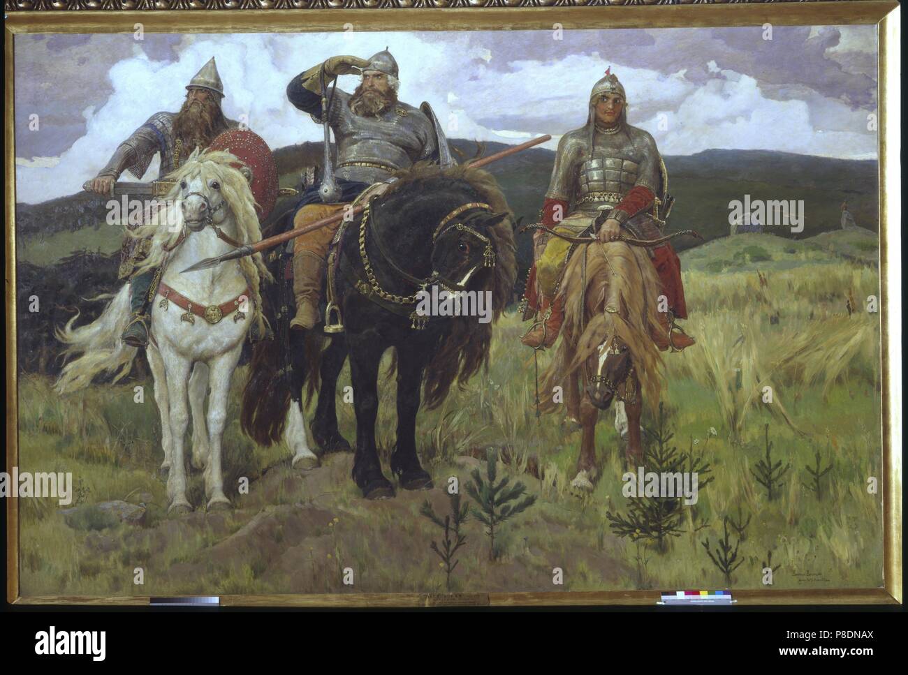 Bogatyrs. Museum: State Tretyakov Gallery, Moscow Stock Photo - Alamy