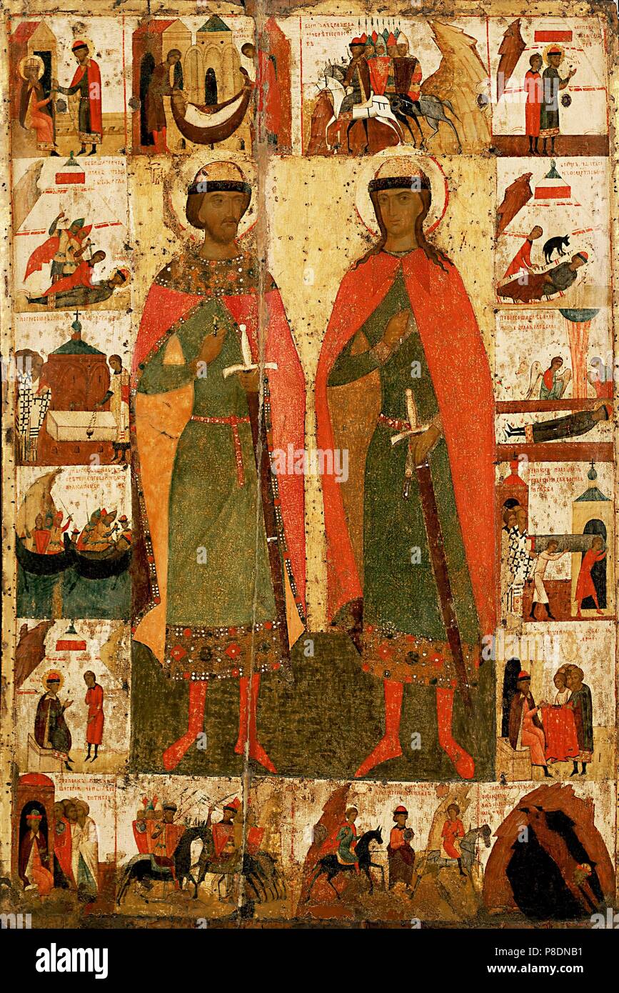 The Saints Boris and Gleb. Museum: State Tretyakov Gallery, Moscow ...