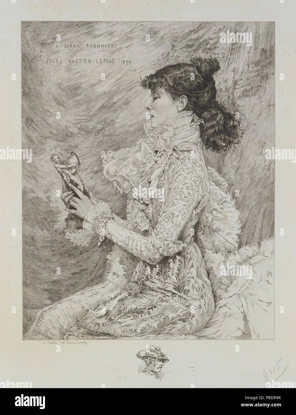 Portrait of Sarah Bernhardt (1844-1923). Museum: State Hermitage, St ...