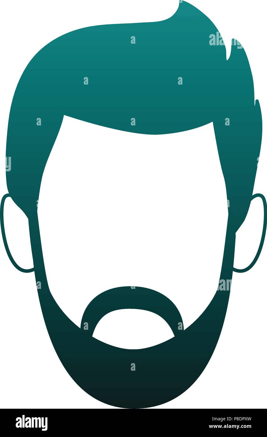 Young man faceless cartoon blue lines Stock Vector Image & Art - Alamy