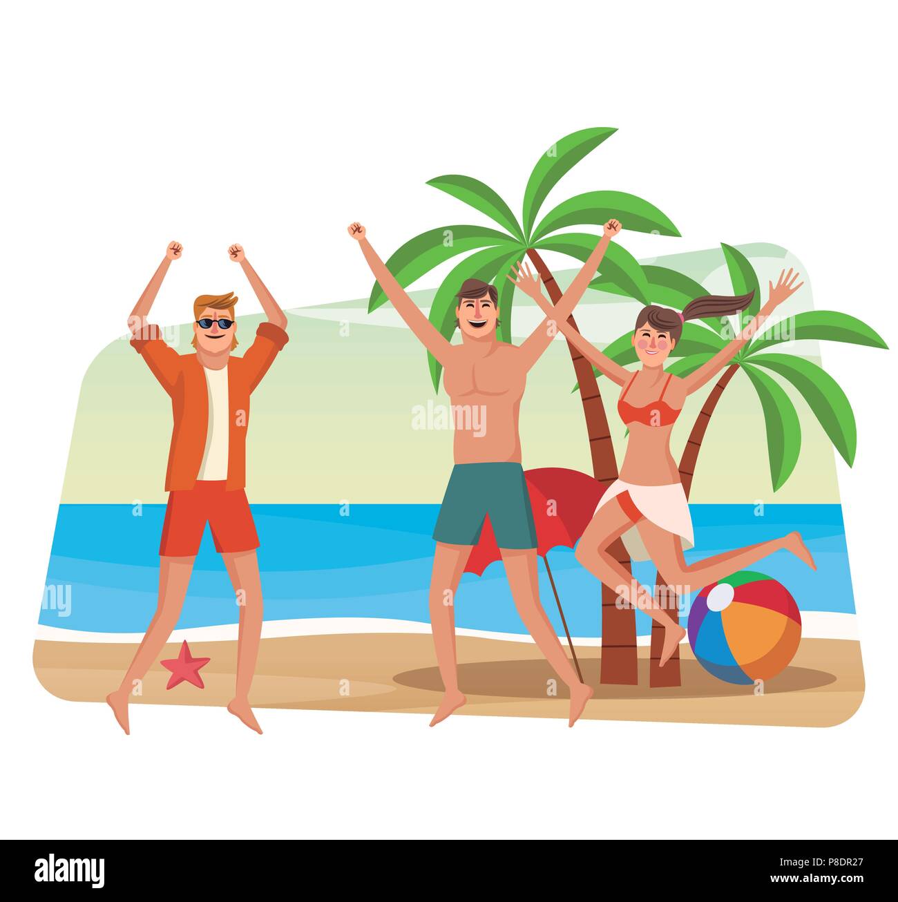 People and summer Stock Vector Image & Art - Alamy