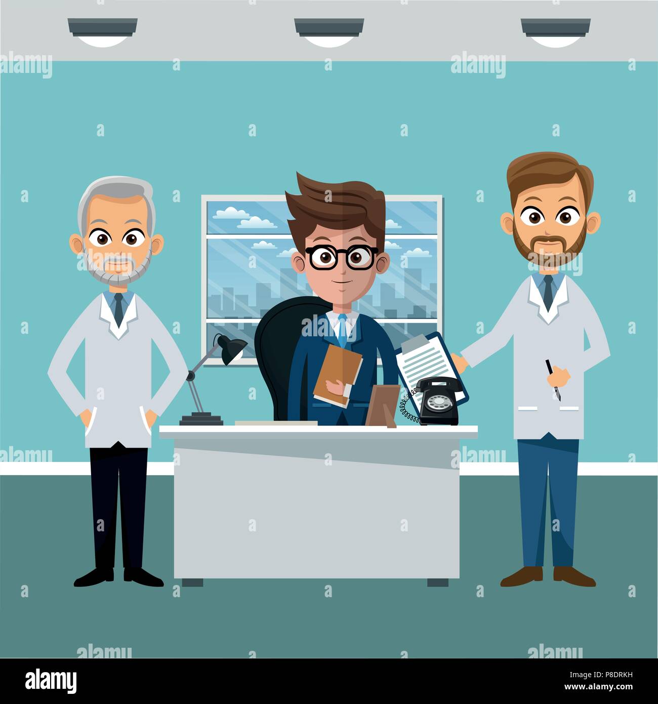 Anonymous doctor Stock Vector Images - Alamy