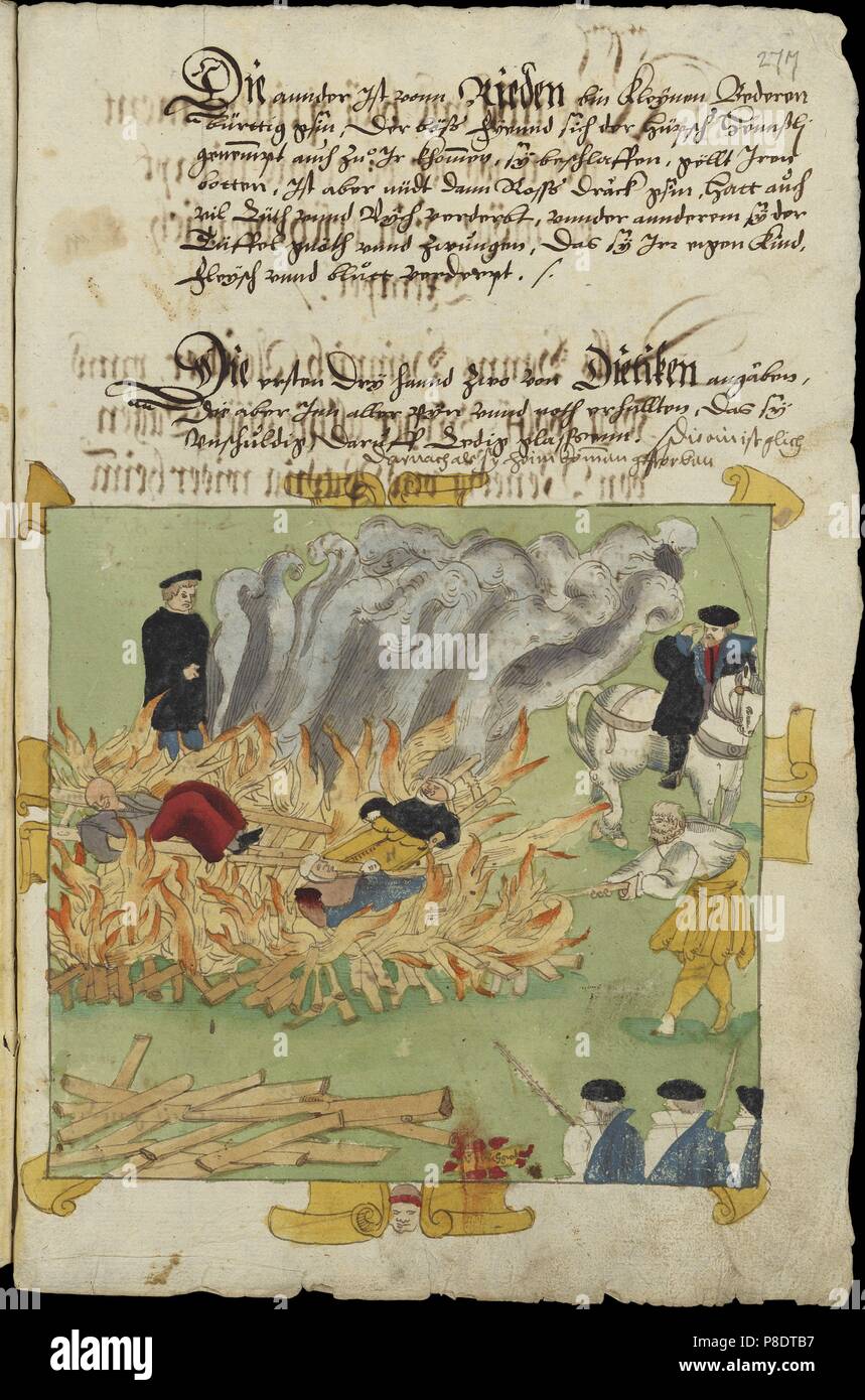 Witches execution hi-res stock photography and images - Alamy