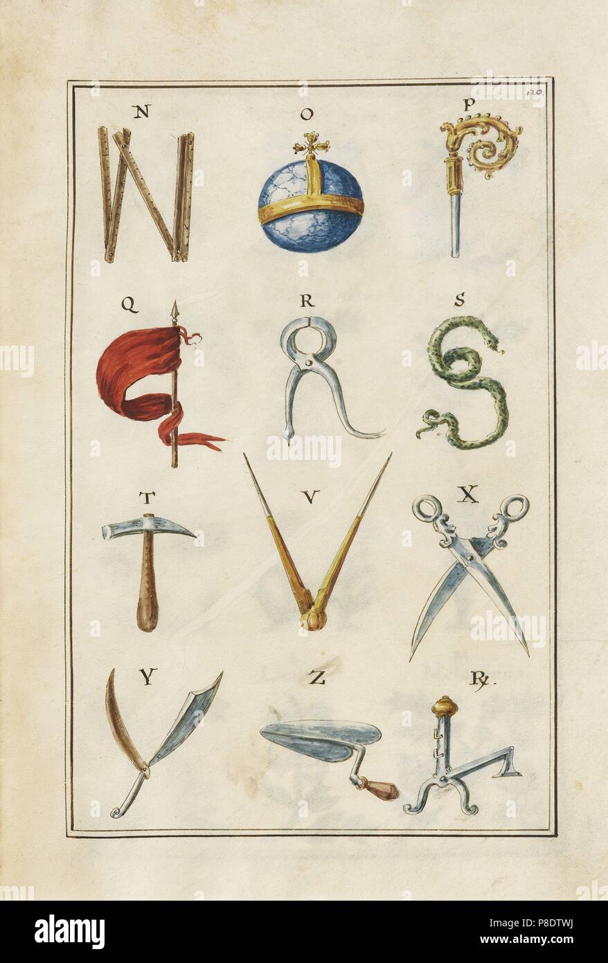 Alphabet. Museum: PRIVATE COLLECTION Stock Photo - Alamy