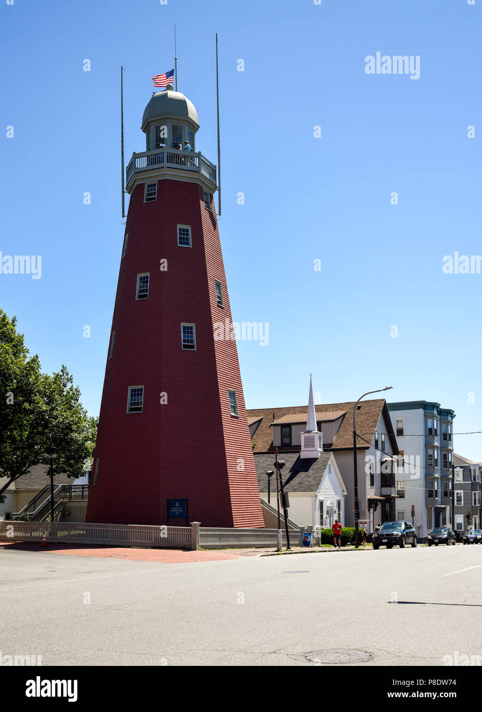Portland Observatory Museum, Portland, Maine Stock Photo - Alamy
