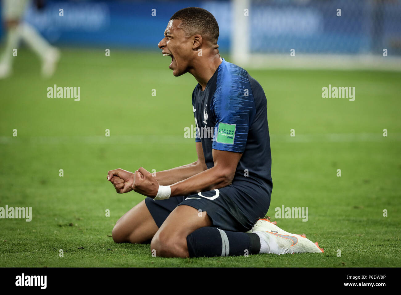 St. Petersburg, Russia. 10th July, 2018. Kylian Mbappe of França ...