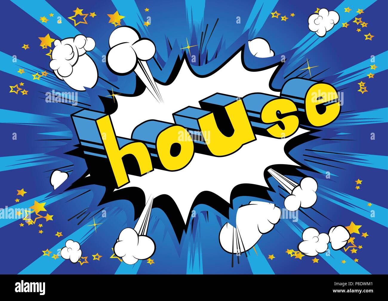 Musical house Stock Vector Images - Alamy