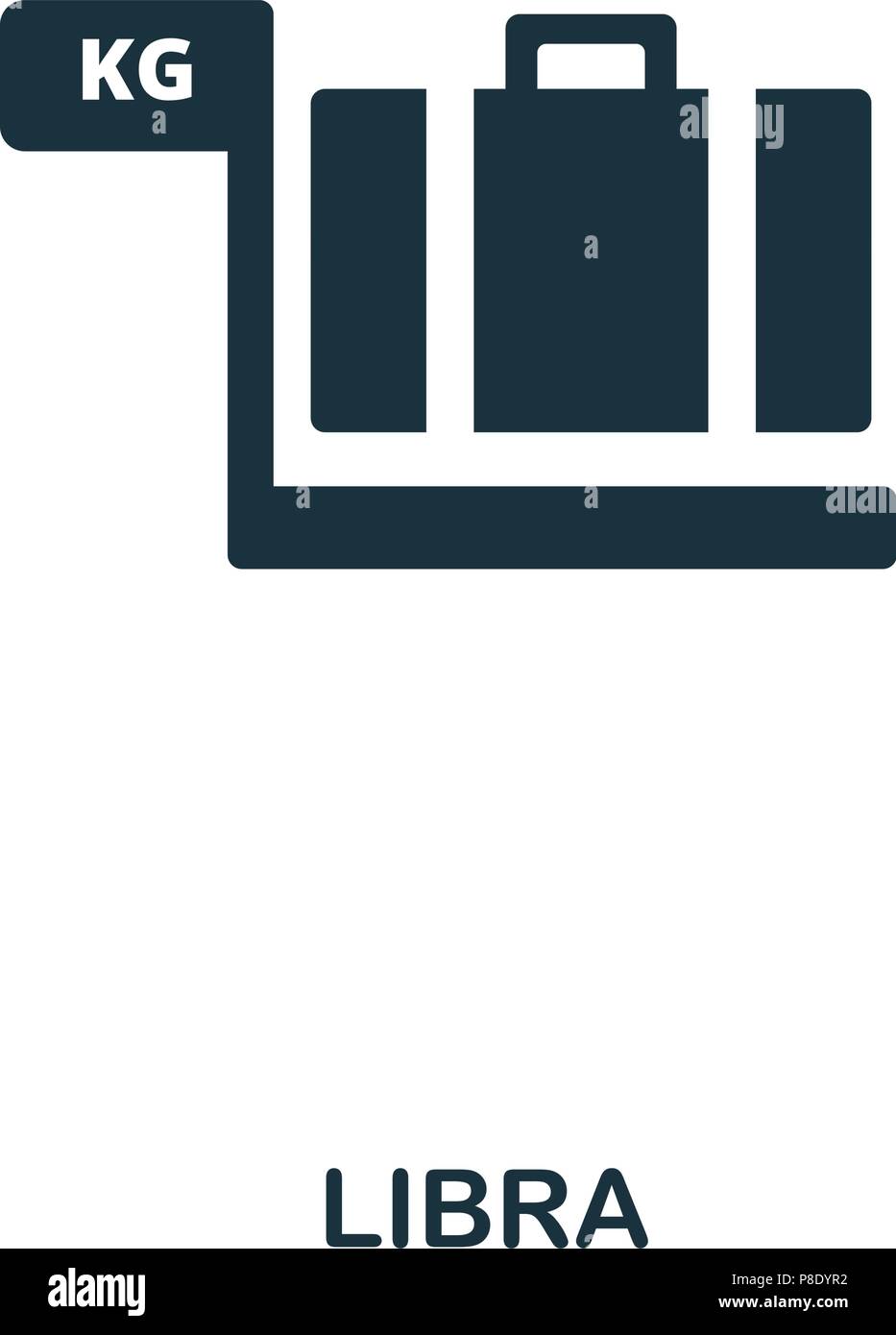 Libra icon Stock Vector Images - Alamy