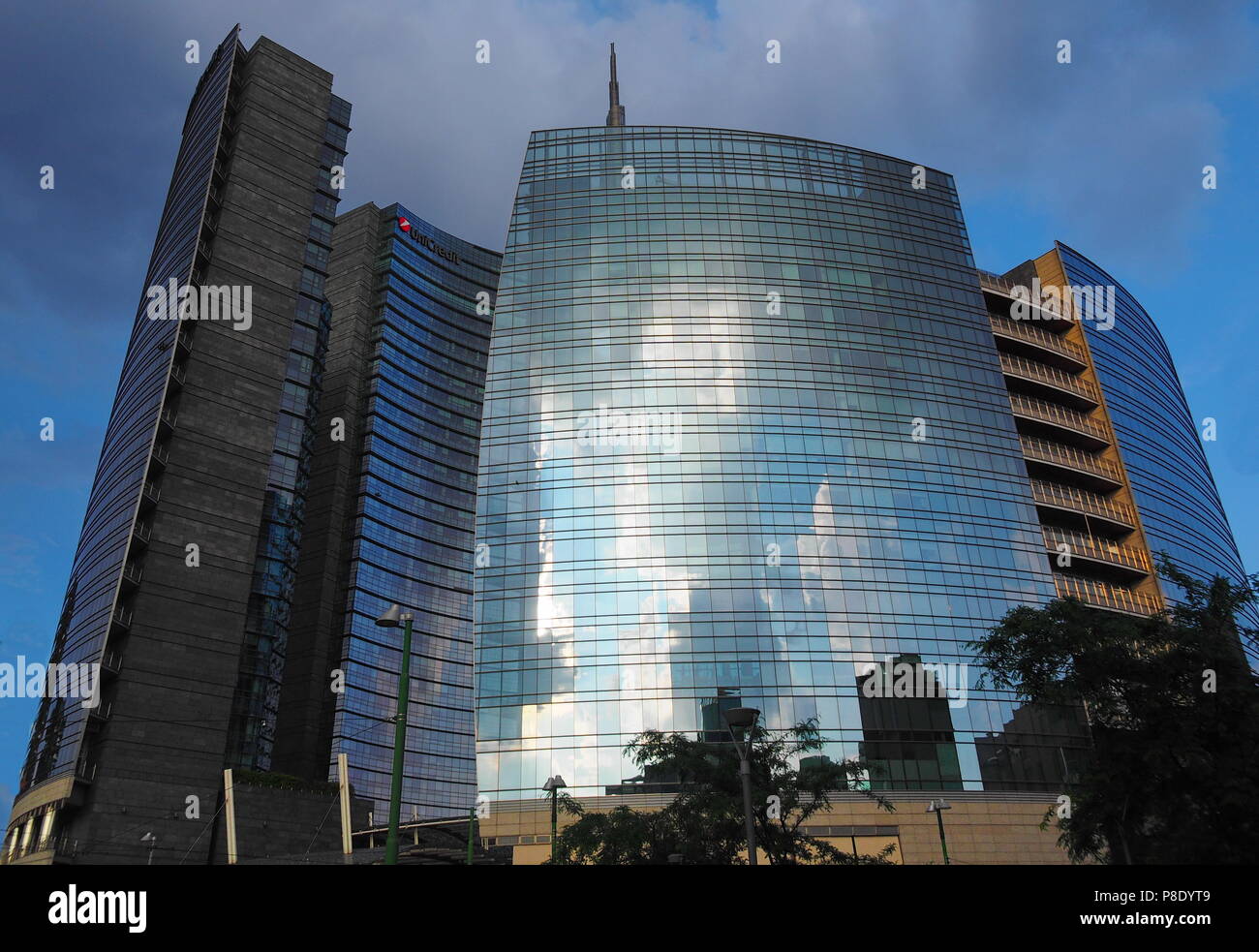 MILAN, ITALY-MAY 12, 2018: Maire Tecnimont skyscraper tower in Porta ...