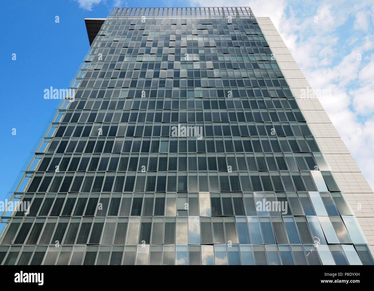 MILAN, ITALY-MAY 12, 2018: Maire Tecnimont skyscraper tower in Porta ...