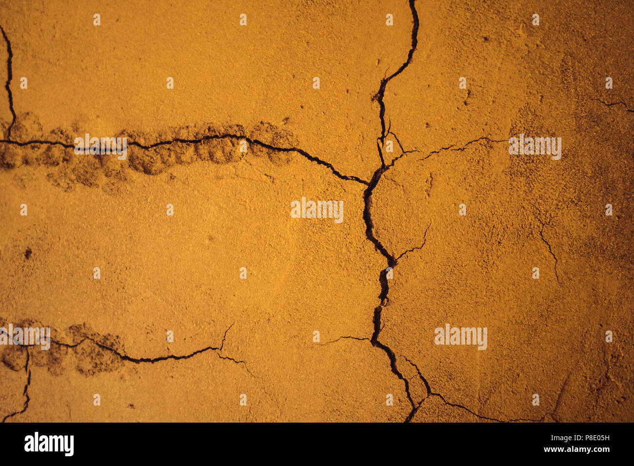 Cracked ground texture background in vintage style Stock Photo - Alamy