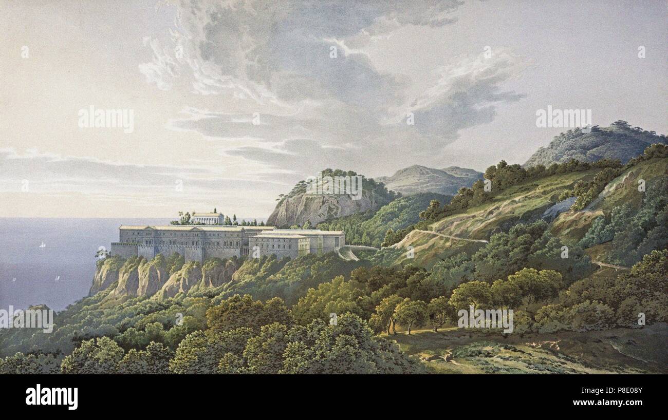 The Orianda Palace in the Crimea. Museum: PRIVATE COLLECTION Stock ...