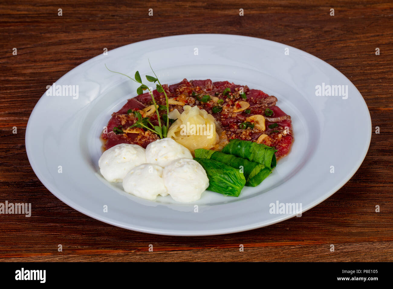 Wagyu carpaccio hi-res stock photography and images - Alamy